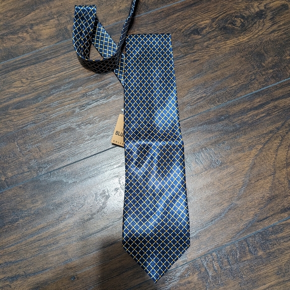 Accessories | Nwt Mens Blue Checkered Tie | Poshmark